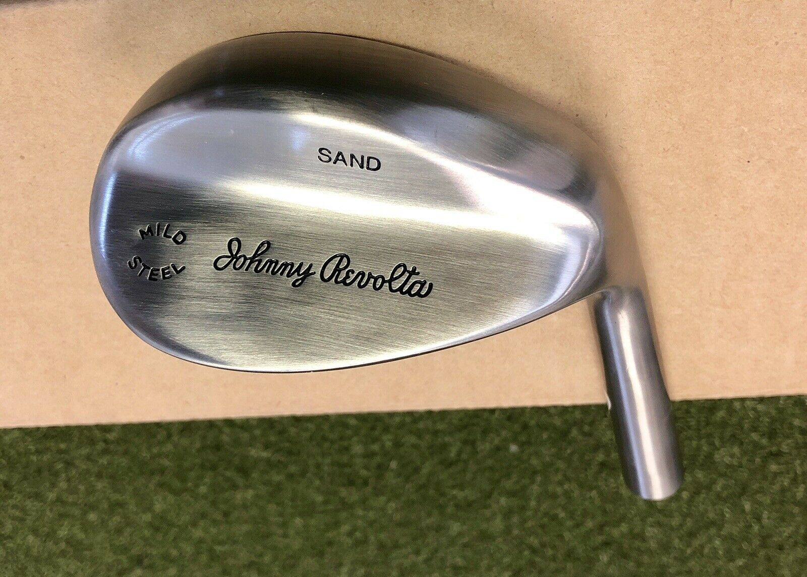 New Right Handed Johnny Revolta Mild Steel Dot Pattern Sand Wedge HEAD ...