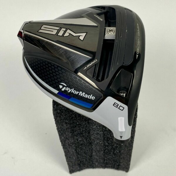 Tour Issued RH 2020 TaylorMade SIM Driver 8* HEAD ONLY Golf Club + Sign ...