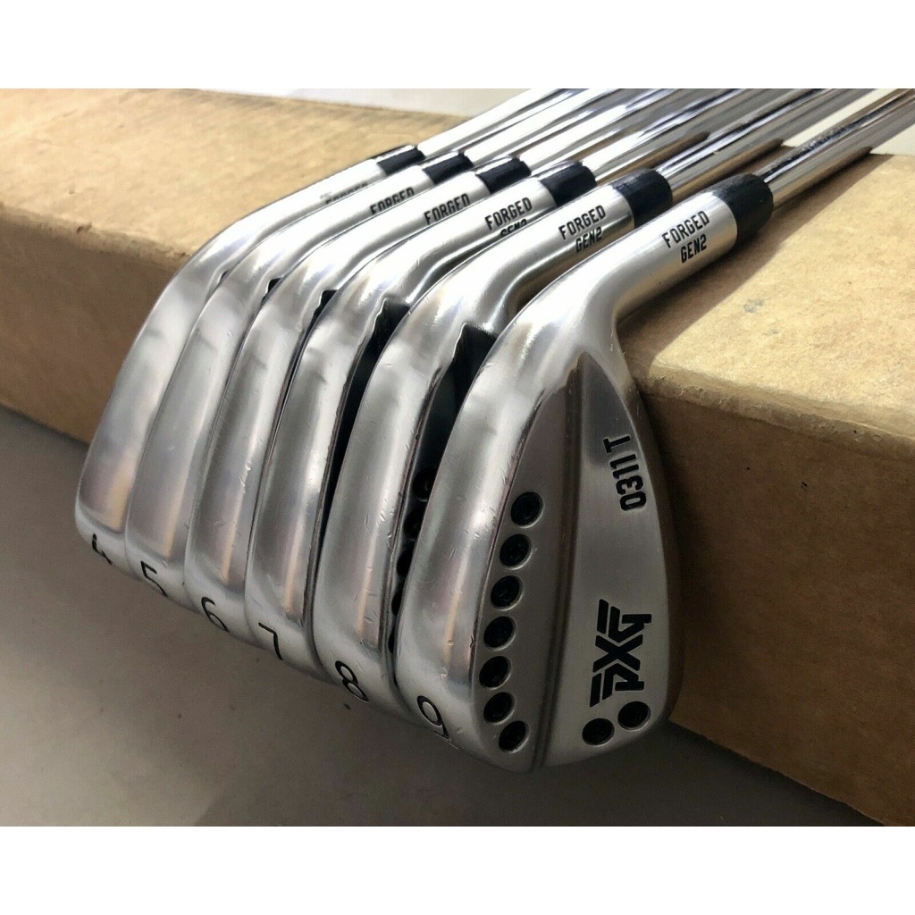 PXG 0311T Forged GEN 2 Irons 4-9 Project X LZ 5.5 115g Firm Flex Steel ...