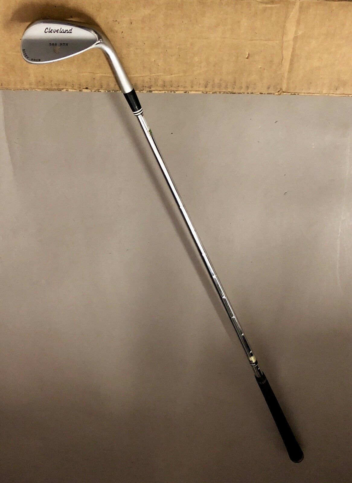 Cleveland 588 RTX Rotex Face Satin Wedge 58*-12 Wedge Flex Steel Golf ...