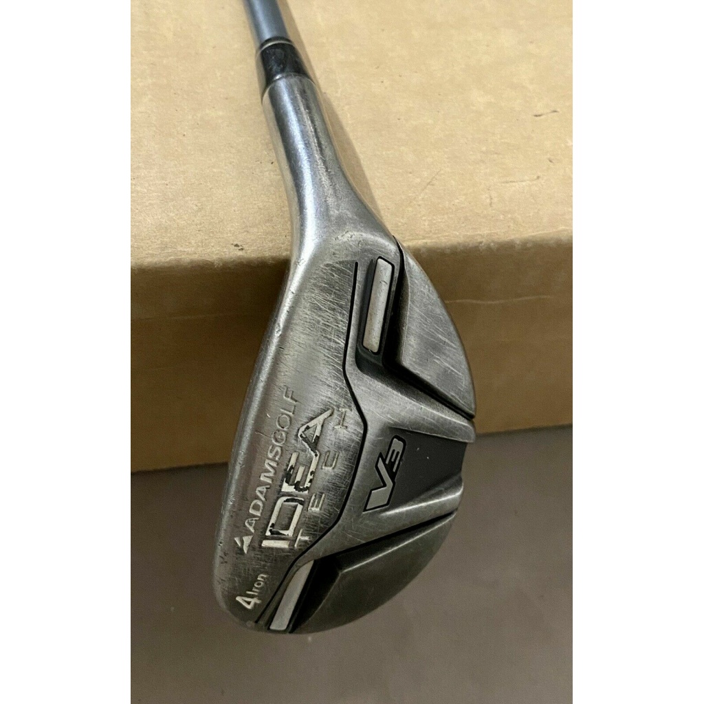 Adams Idea Tech V3 4 Hybrid Iron Bassara 60g Regular Flex Graphite Golf Pride · Swingpoint Golf®